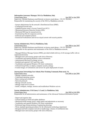 Okane_Resume CISSP | PDF