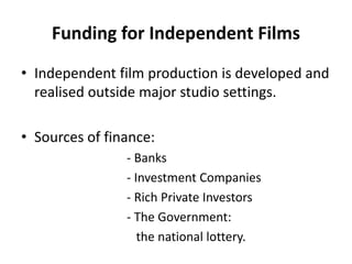 ppt on film finance | PPTX