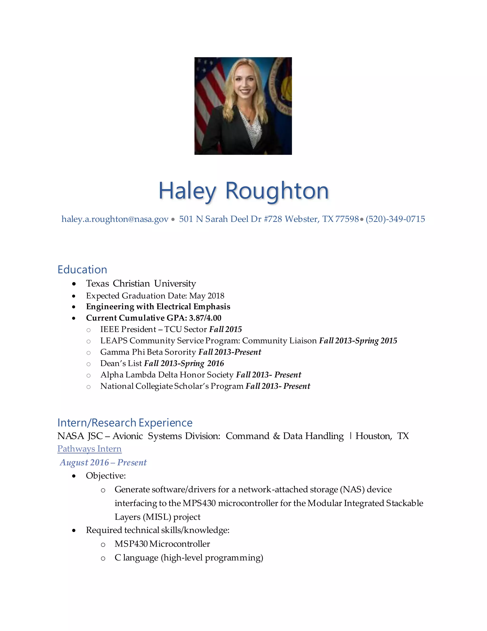 Resume Haley Roughton | PDF