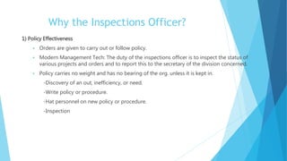 The Implementation of Inspections | PPTX