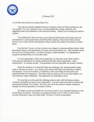 Call to Continued Service Letter | PDF