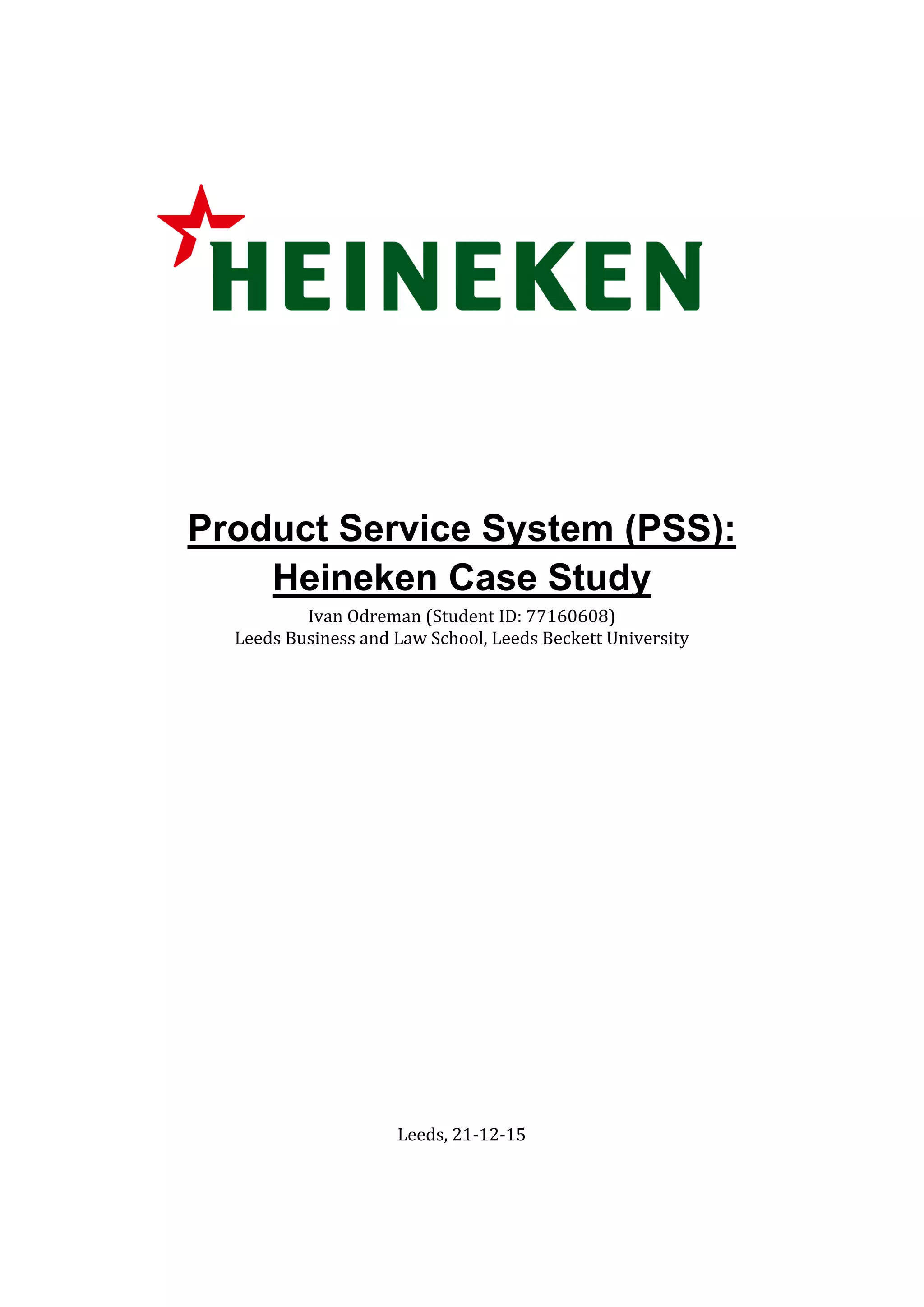 Final report Heineken | PDF