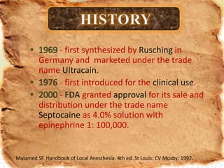 Articaine.ppt.idc.final1 | PPTX