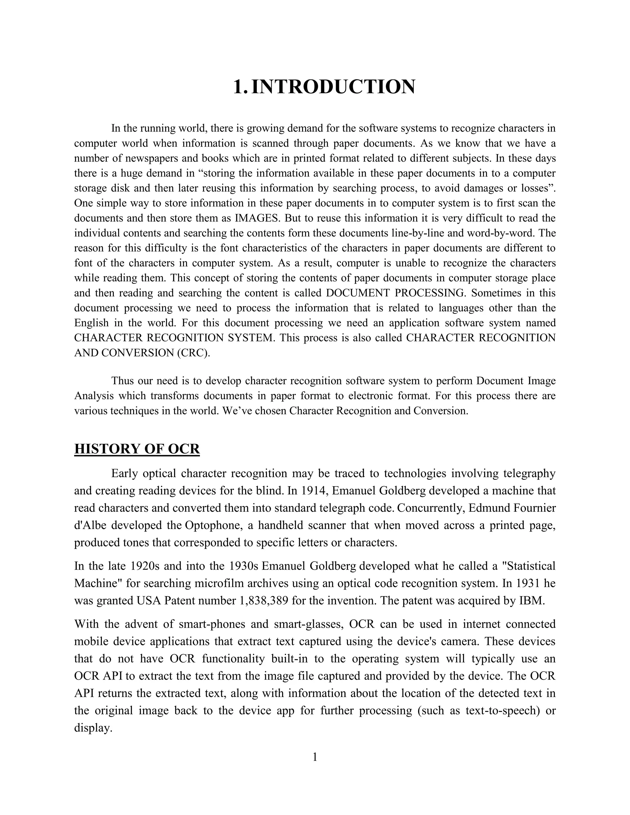 CRC Final Report | PDF