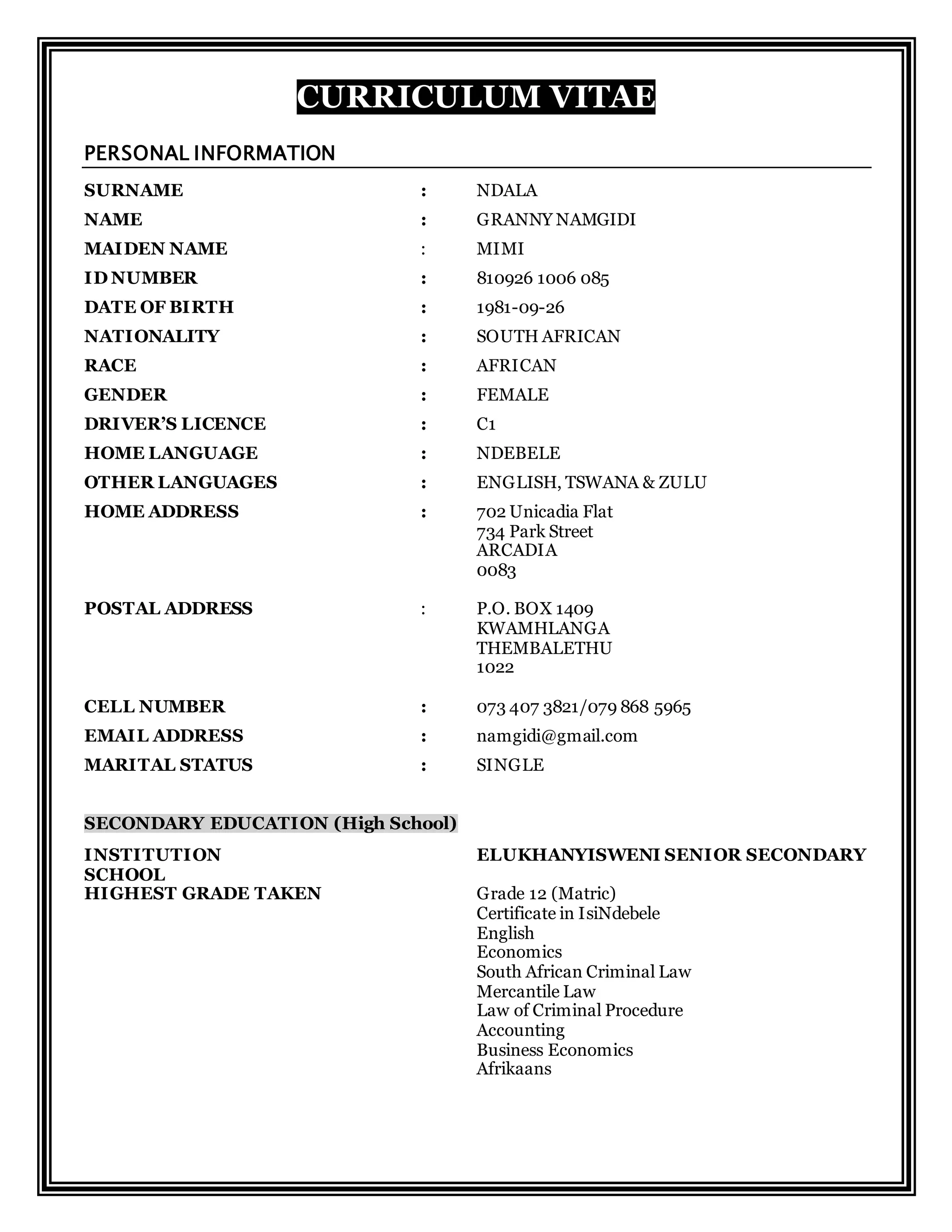 GRANNY ARCADIA | DOCX