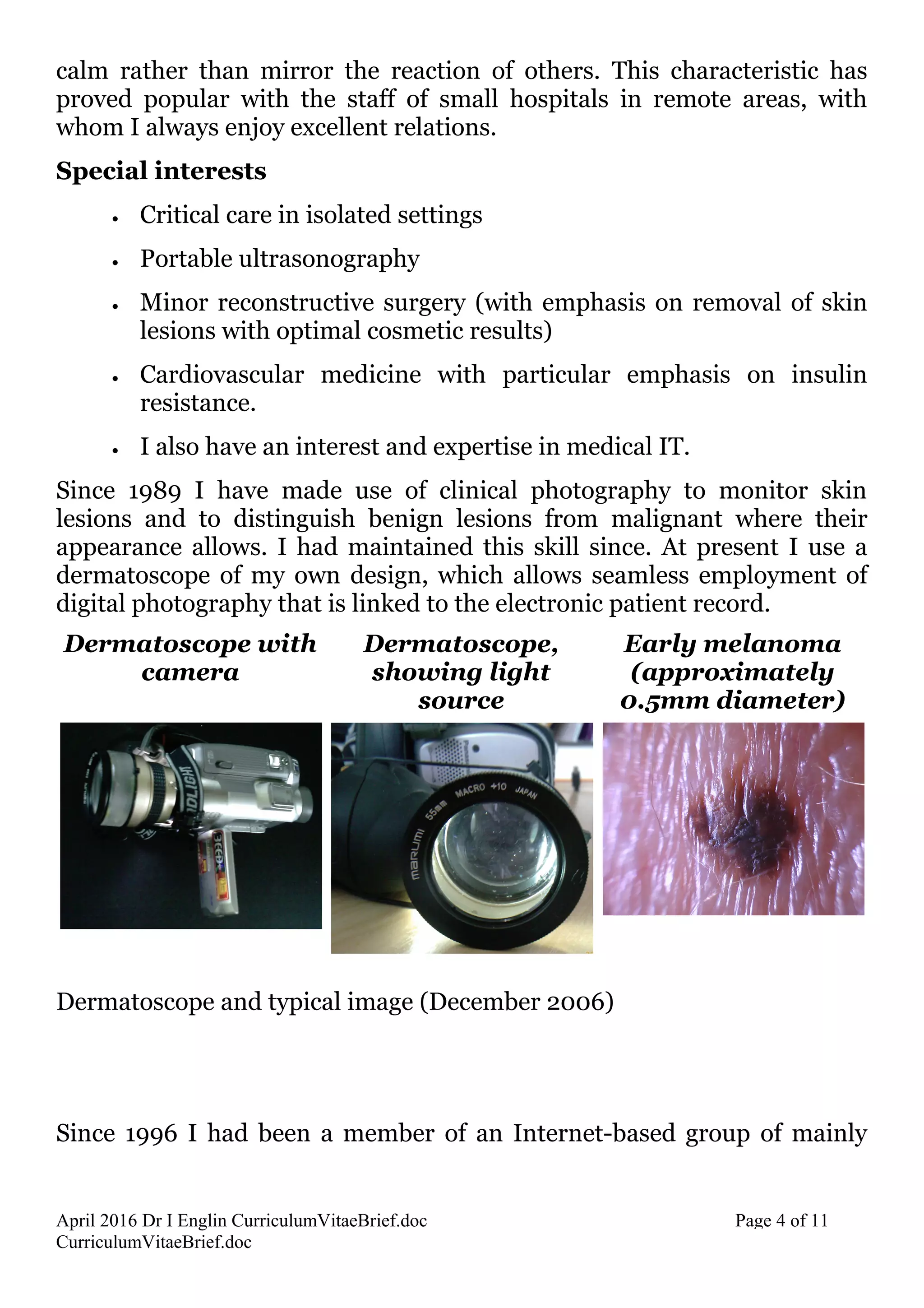 CurriculumVitaeBrief | PDF