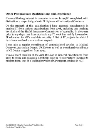 CurriculumVitaeBrief | PDF