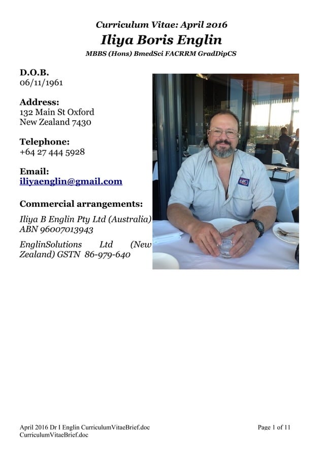 CurriculumVitaeBrief | PDF