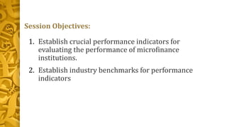 S3 - Evaluating Microfinance Institutions | PPTX | Stocks and Bonds ...