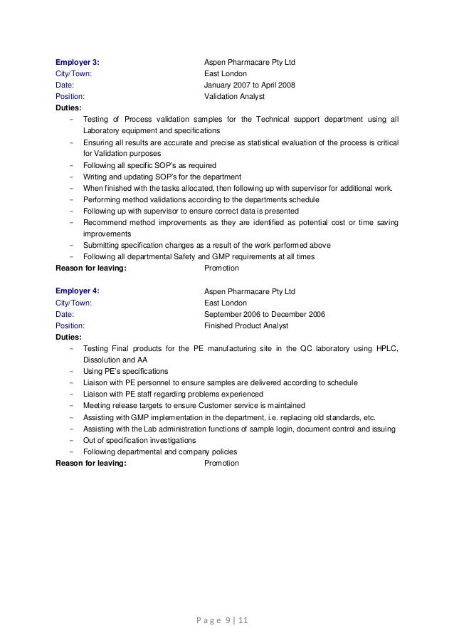 Curriculum Vitae - Anna-Louise Kriel