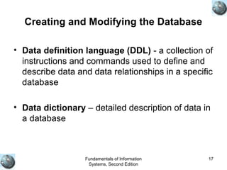 Data Base Fundamentals | PPT