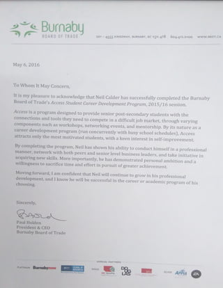 BBOT Reference Letter | PDF