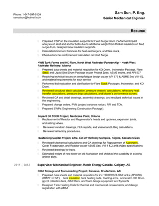 Sam Sun_Sr. Mechanical Engineer | DOC