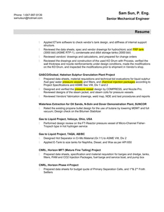 Sam Sun_Sr. Mechanical Engineer | DOC