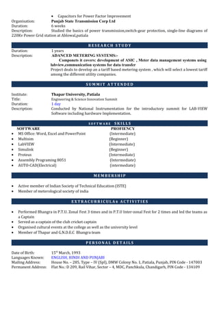 Resume | PDF