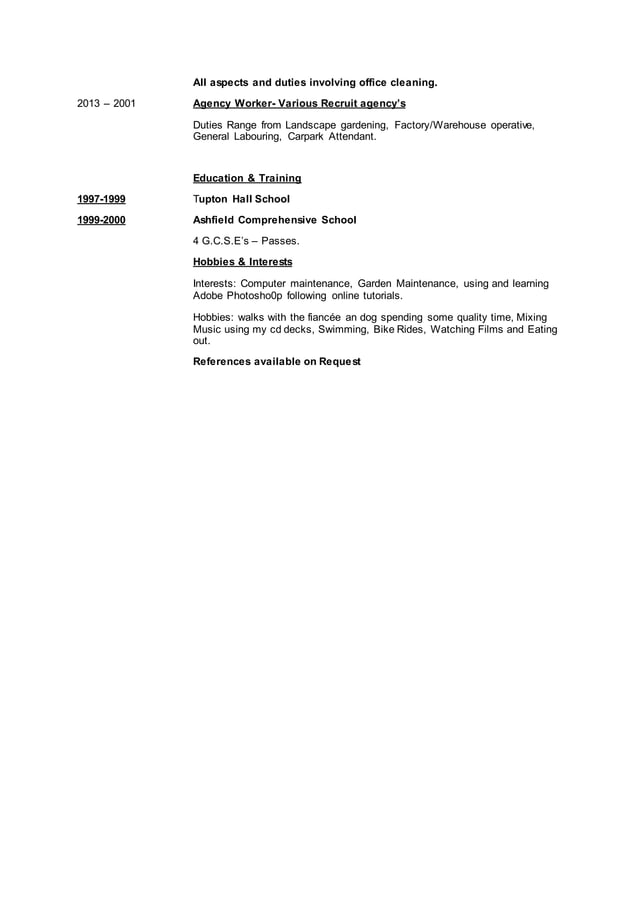 Tim Stewart cv | PDF