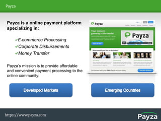 Payza Profile | PDF