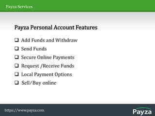 Payza Profile | PDF