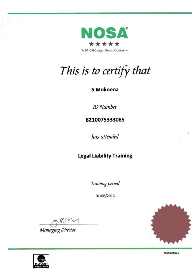 Legal Liability