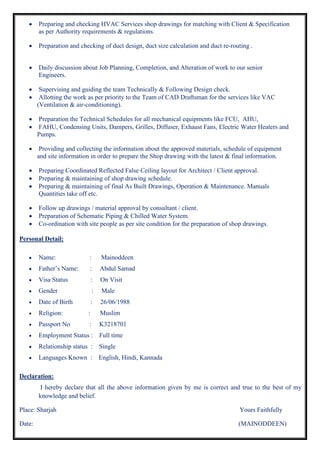 Moin CV | PDF | Careers