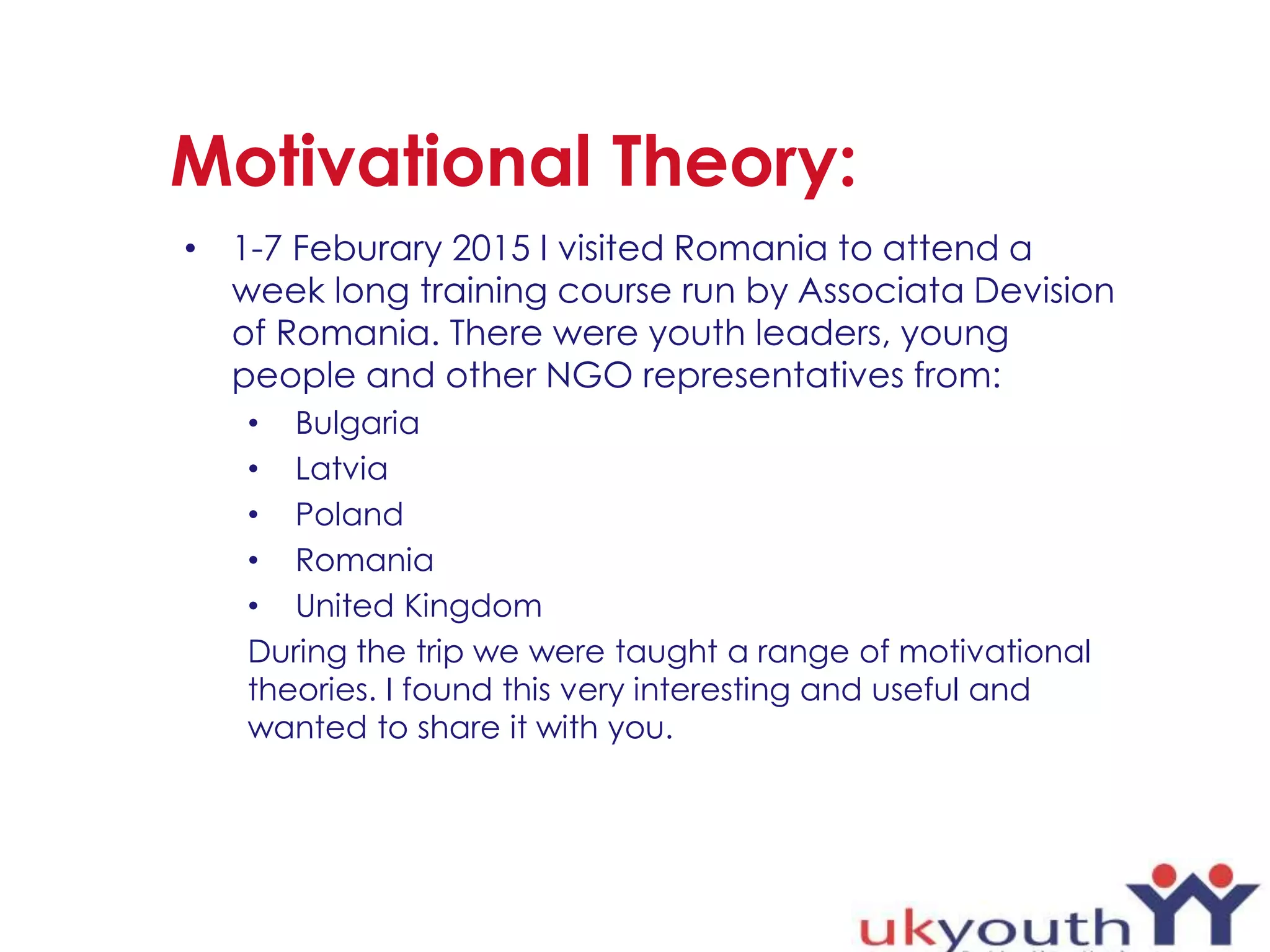 Motivational Theory | PPT
