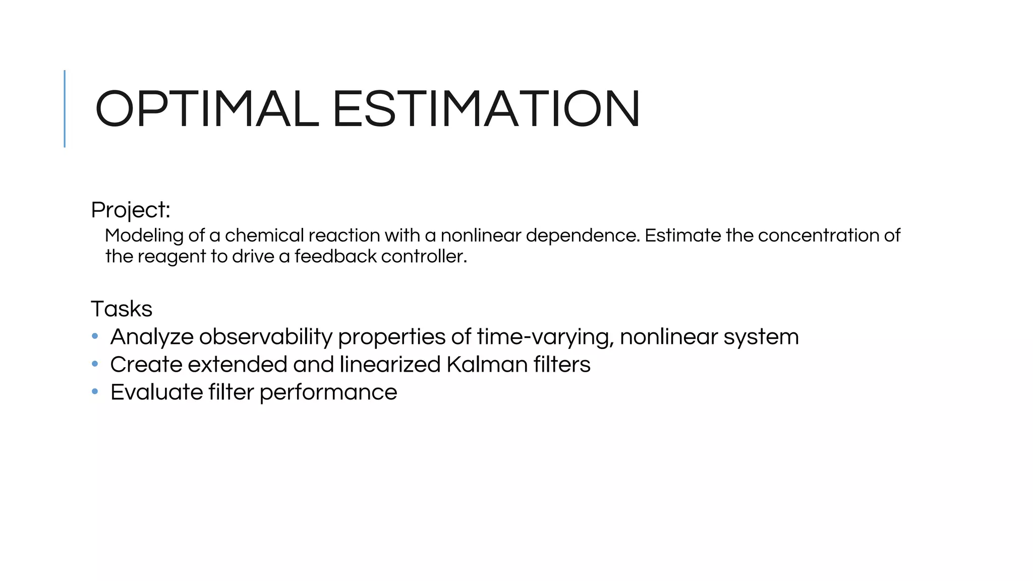 Control System’s Coursework Project Overview | PPTX