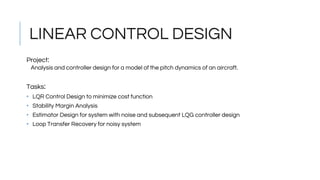 Control System’s Coursework Project Overview | PPTX