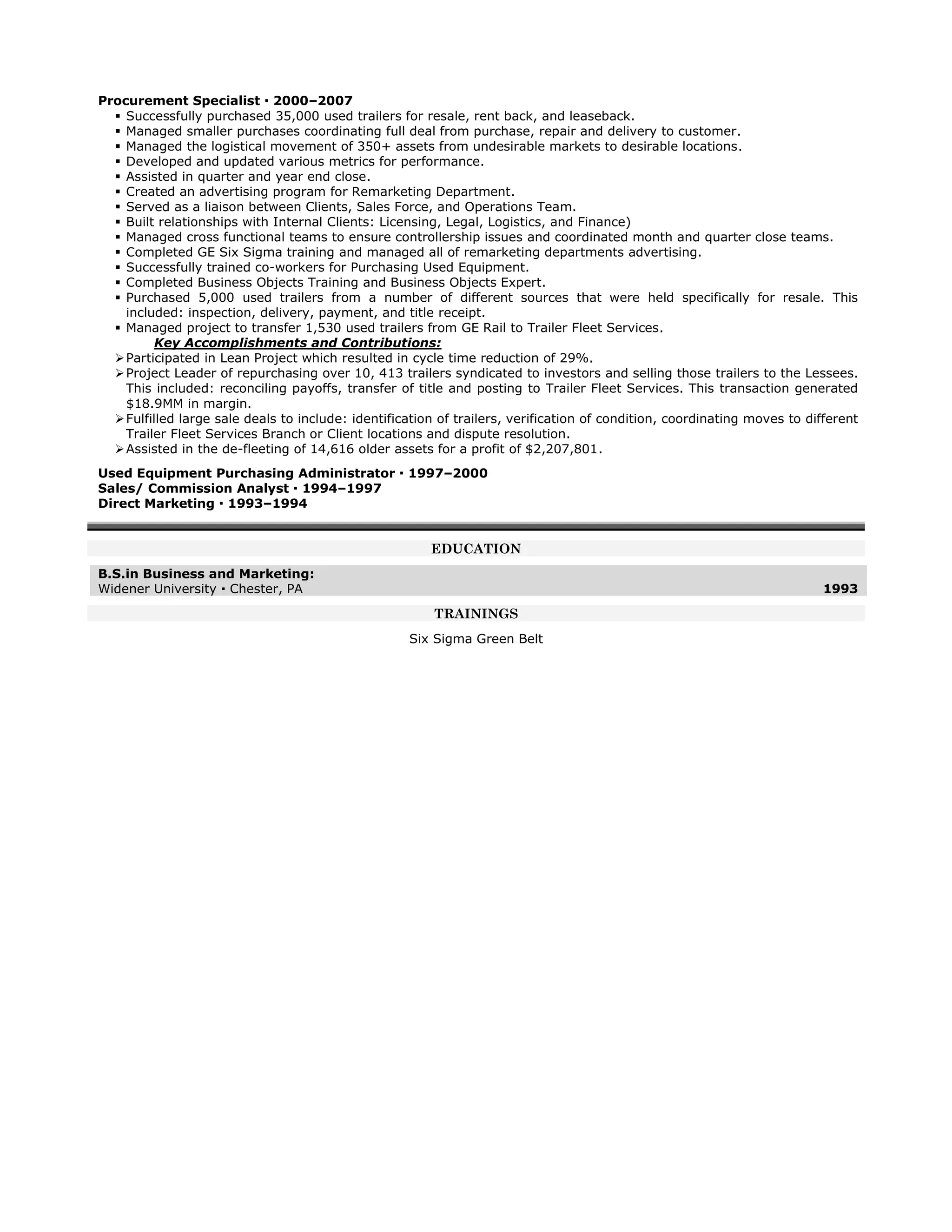 Frederick Foster Resume (1) | PDF