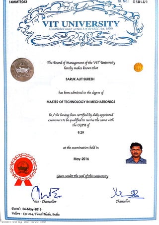 VIT University | PDF