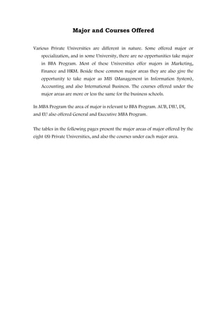 Report o different University | PDF | Free Download