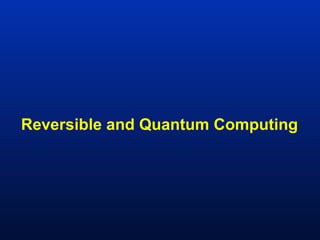 Minimum Cost Fault Tolerant Adder Circuits in Reversible Logic Synthesis | PPT