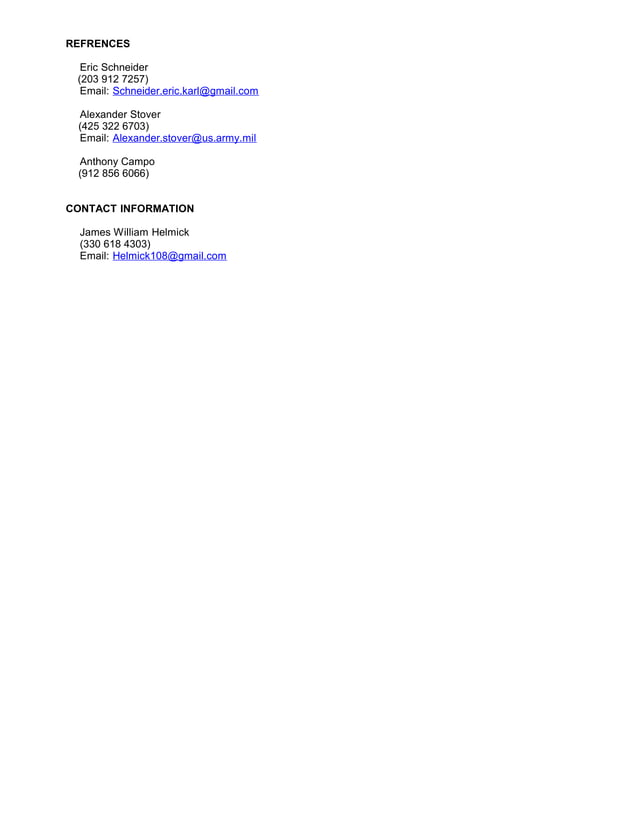 resume_helmick | PDF