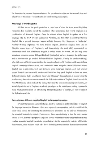 An Investigation into Perceptions of Vietnamese Teachers on Models of ...