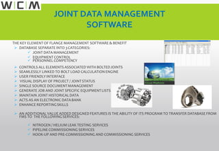 WCM_PRESENTATION_Flange_Management_Rev4 | PDF