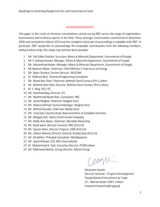 roadmapforpunjabironore | PDF