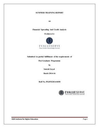 SUMMER TRAINING REPORT(final) | DOCX