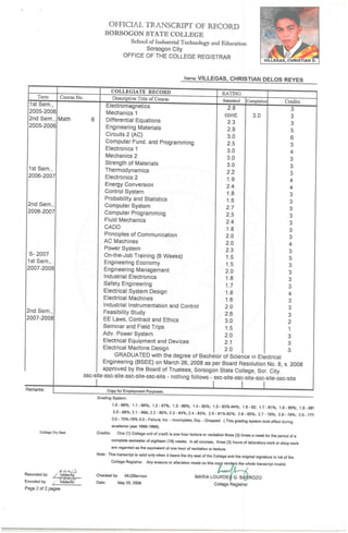 CDV - Transcript of Record | PDF