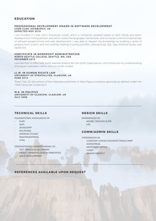 Hannah Stewart CV | PDF