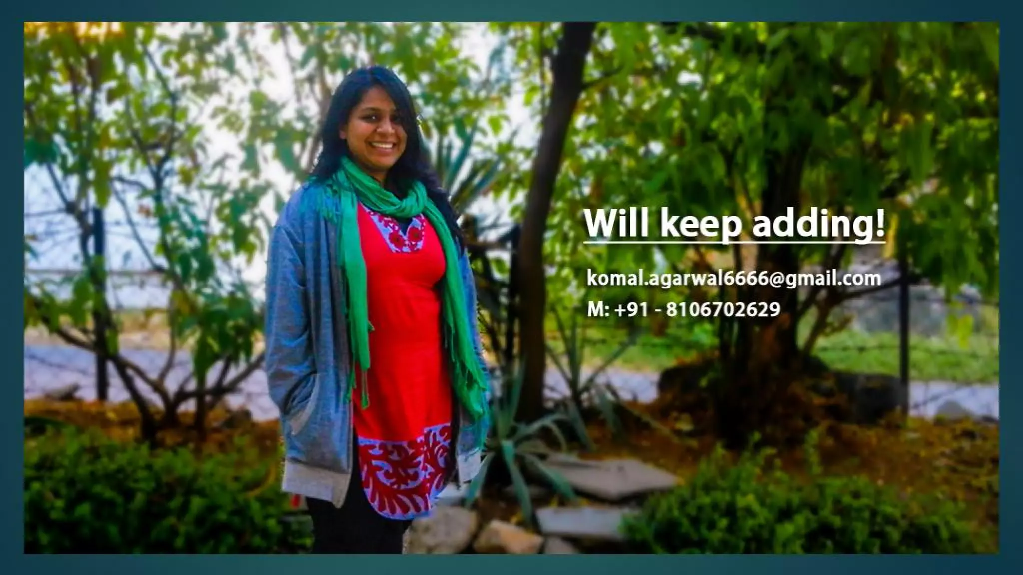 Anchor Komal Agarwal - Updated Profile | PPT