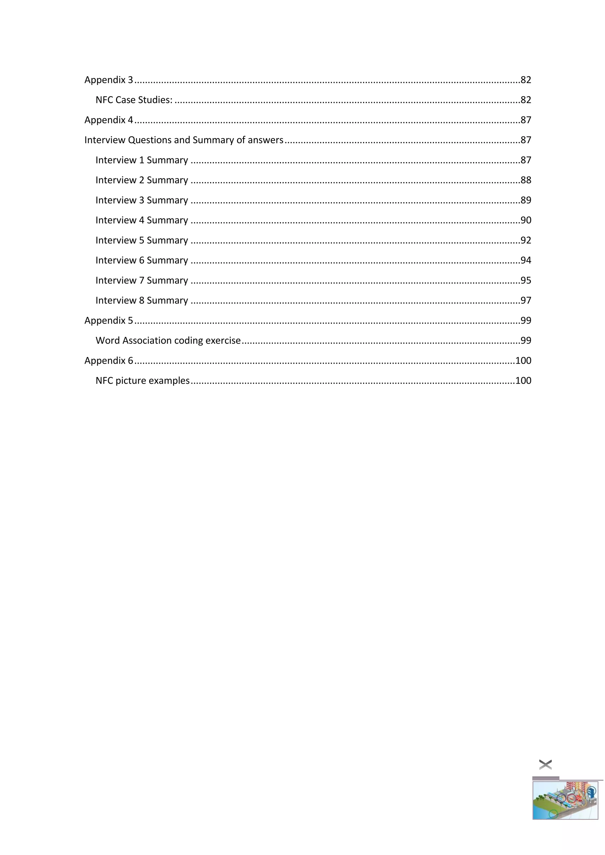 Thesis. SMART Tourism Tools. Executive Summary. Table of Contents ...