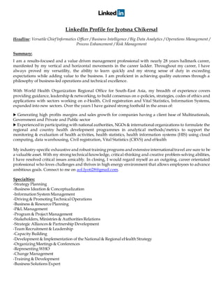 Jyotsna Chikersal_6470_LinkedIn | PDF