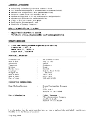 CV of Rakesh (1) by grewal | PDF