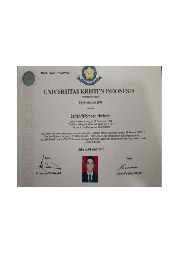 CV, Ijazah, Transkrip Nilai, SKL, Sertifikat Penghargaan | PDF