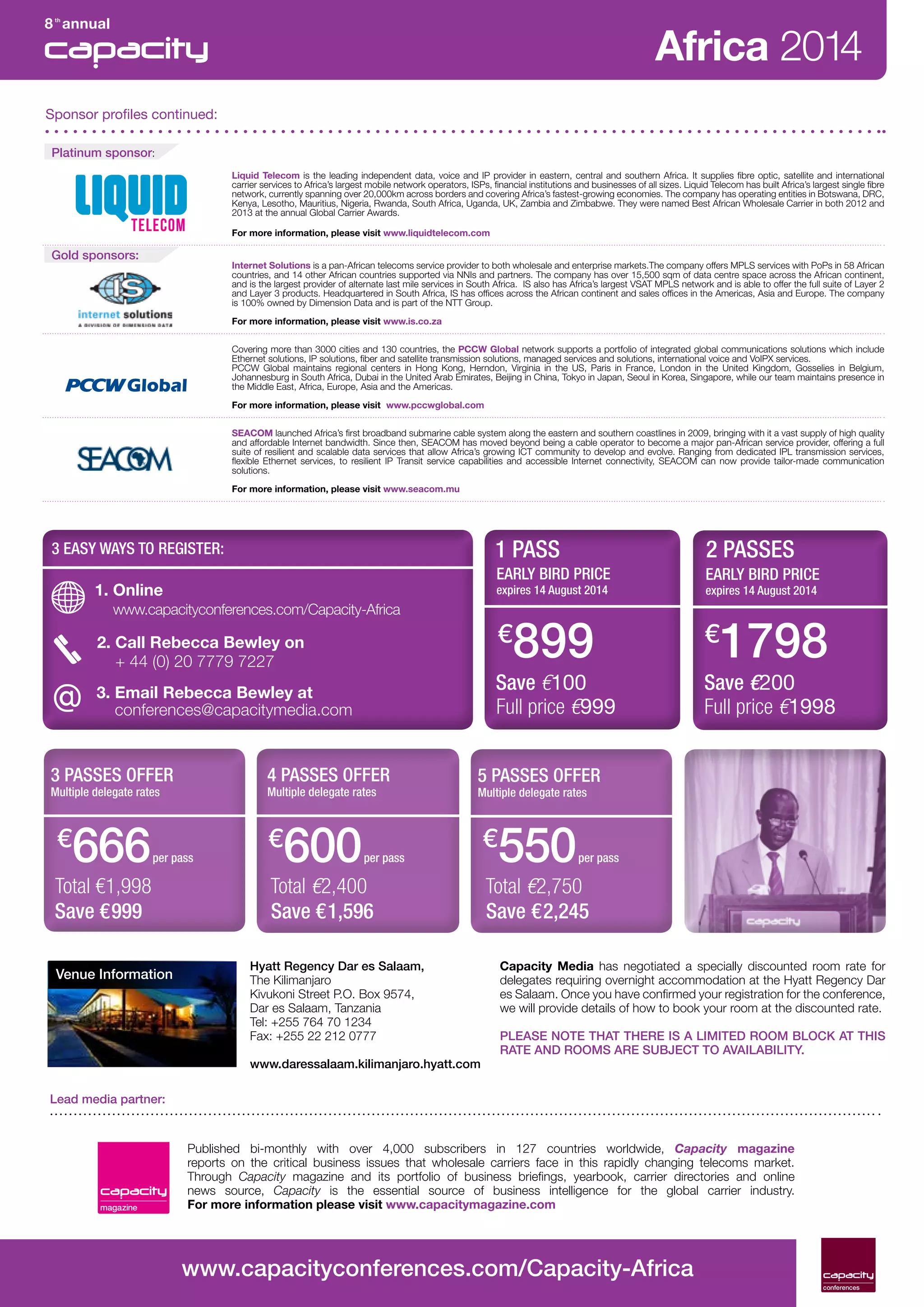 Capacity Africa brochure | PDF