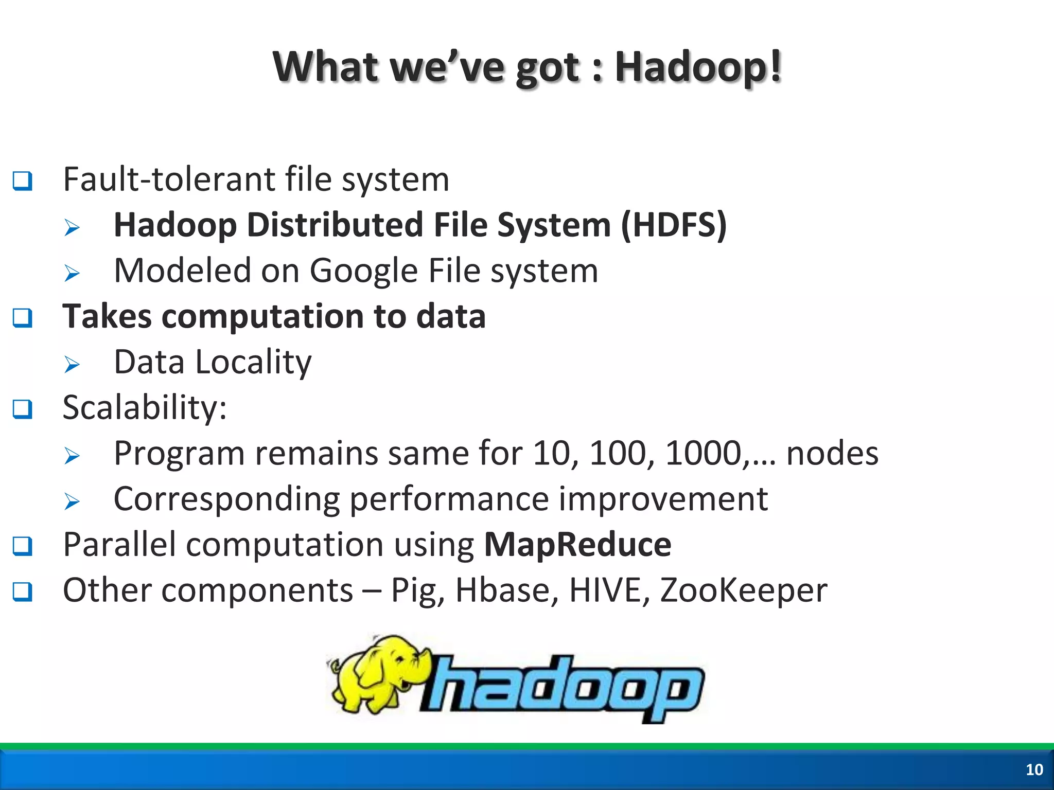 Introduction to Hadoop | PDF