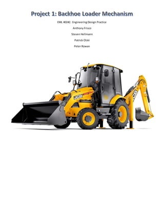 backhoe Report | DOCX