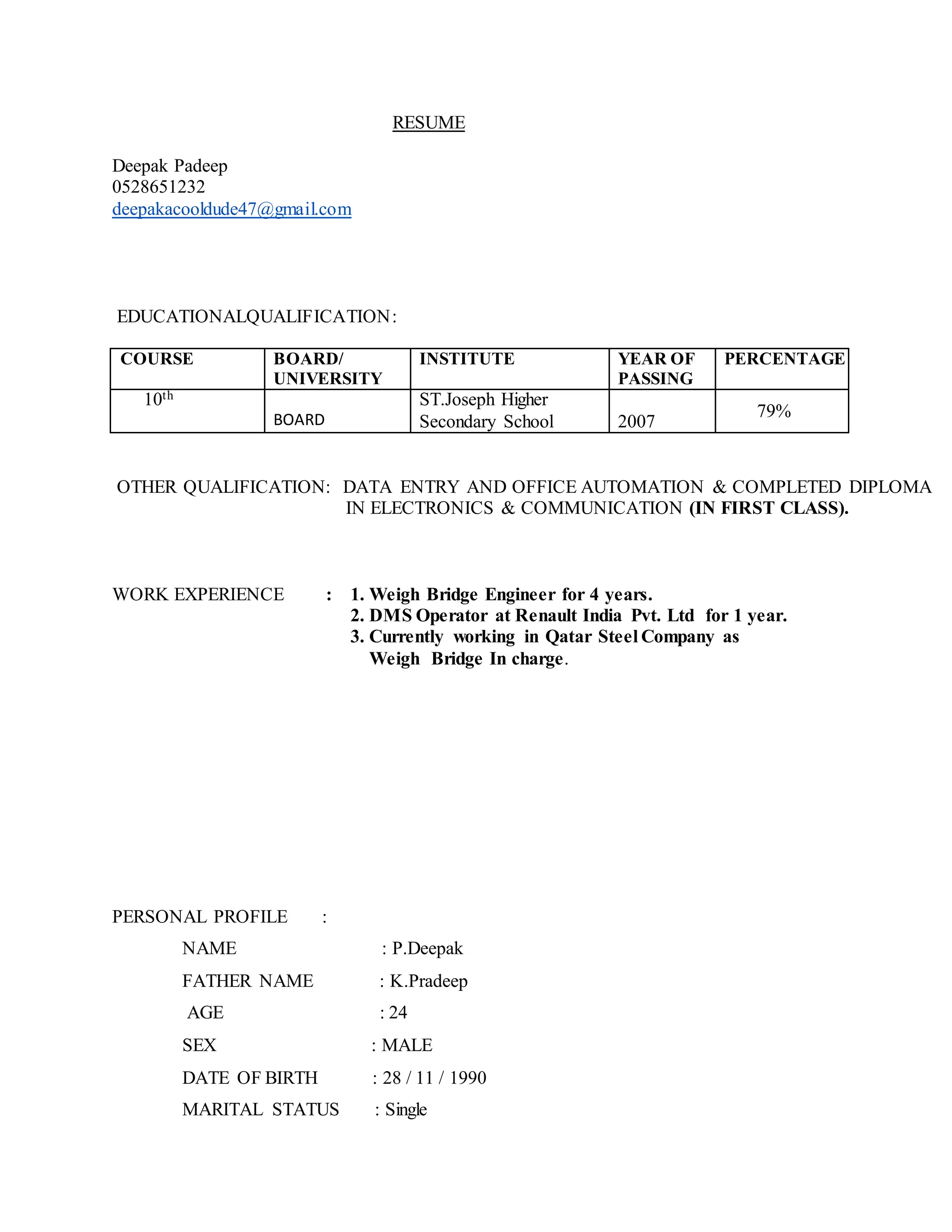 Updated Resume | DOCX