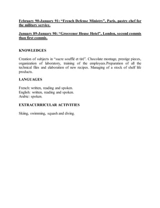 CV DAMIEN DESLANDES | PDF