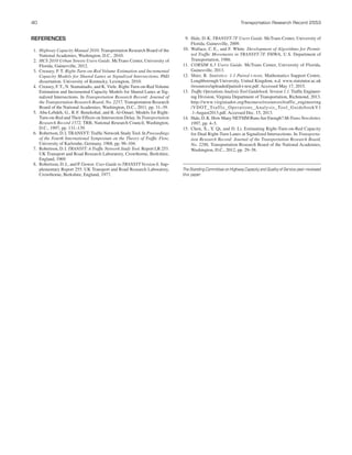 TRR RTOR Flow Profile Impacts 2016 | PDF