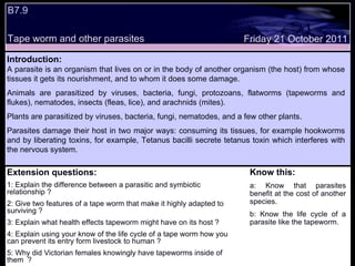 B7 lesson part two | PPT